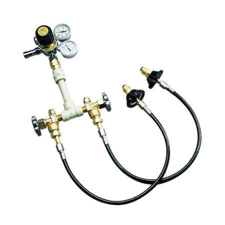 Western Enterprises Helium Manifold, Two Cylinder Manual Switchover ...