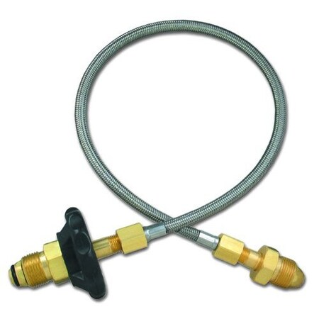 Superior Products FLEXIBLE PIGTAIL, CGA580HT, 24"LEN PTF-580H-580-24 | Zoro
