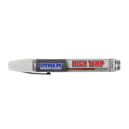 Itw High Temp 44 White Medium Tip Markers 44219 | Zoro