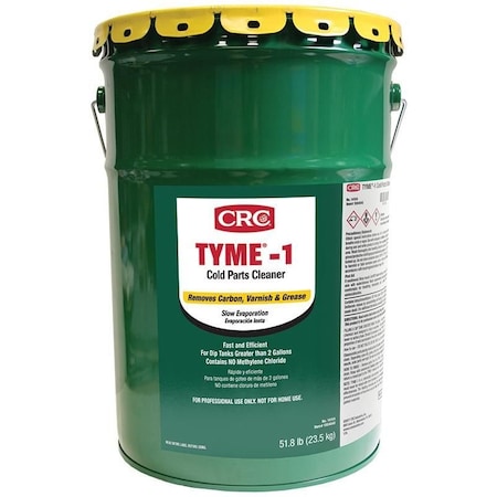Crc Tyme 1 Carburetor & Cold Parts Cleaner, 5 Gal 14104 | Zoro