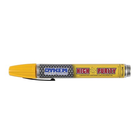 Itw High Purity 44 Yellow Medium Tip Markers 44916 | Zoro