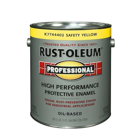 Rust-Oleum Professional Oil Based Safety Yellow, 1 gal K7744402 | Zoro
