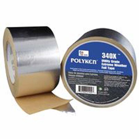 Berry Plastics Polyken 340X Acryli Adhesive Plain Foil Tape 4MMx46M ...