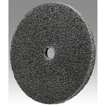 3M Scotch-Brite Exl Unitized Wheel, 3 In X 3/8 In X 3/8 In 2S Fin ...