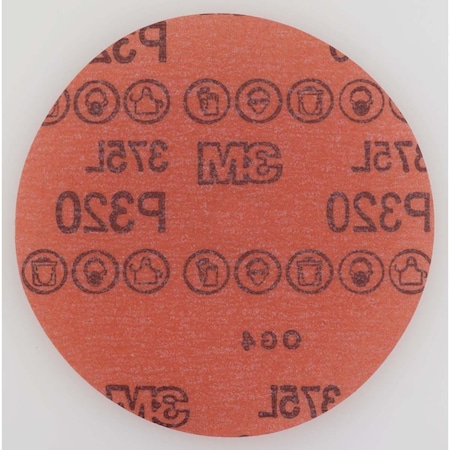 3M Hookit Film Disc 375L, P320, 6 In X Nh, Die 600Z 7100106636 | Zoro