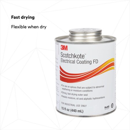 3M Scotchkote Electrical Coating Fd, 15 Oz. Can 7100095977 | Zoro