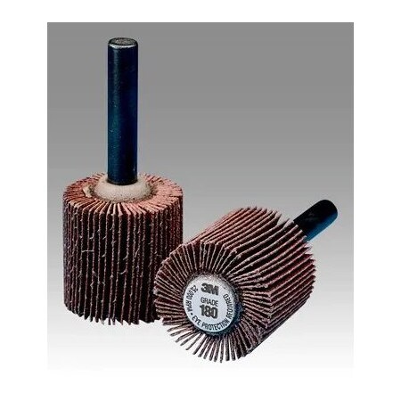 3M Flap Wheel Type 83 747D, 2 In X 1 In X 1/4 In P120 X-Weight ...