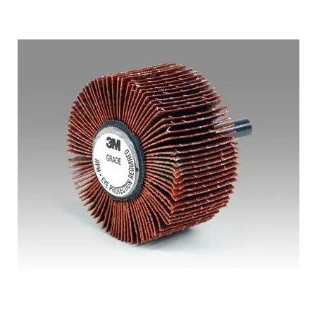 3M Flap Wheel Type 83 747D, 3 In X 1/2 In X 1/4 In 60 X-Weight ...