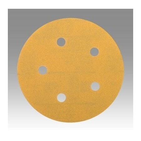 3M Hookit Gold Film D/F Disc 255L, 01066, 5 In X Nh 5 Holes P100 ...