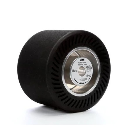 3M Rubber Slotted Expander Wheel 28348, 5 In X 3-1/2 In 5/8 In Arbor ...