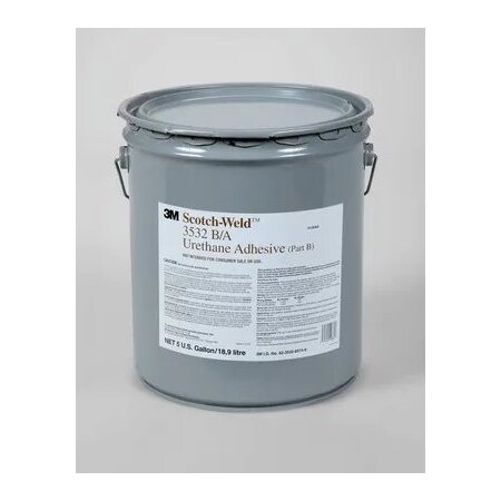 3M Oil & Gas Scotch-Weld Urethane Adhesive 3532 White Part B, 5 Gallon ...
