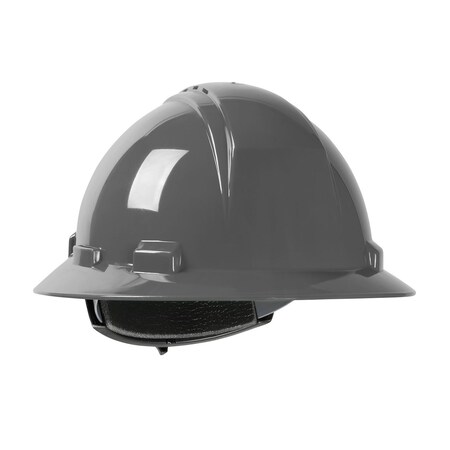 Pip Vented, Full Brim Hard Hat with HDPE Shell, 4-Point Textile ...