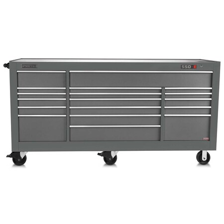 Proto Proto 550S 88" Power Workstation - 18 Drawer, Dual Gray J558846 ...