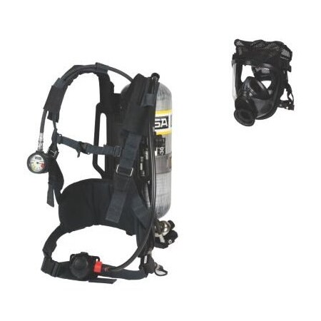 Msa Safety Airhawk Ii Industrial Air Mask - Adv 4000, Medium Hycar ...