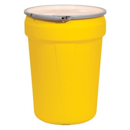 Eagle Mfg 30 Gallon, Metal Lever-Lock, Lab Pack Open Head Plastic ...