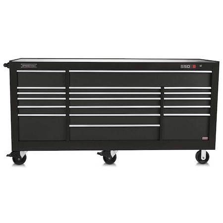 Proto Proto 550S 88" Power Workstation - 18 Drawer, Dual Black J558846 ...