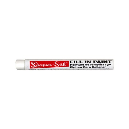 La-Co Lacquer-Stik Solid Paint Crayon, White 51120 | Zoro