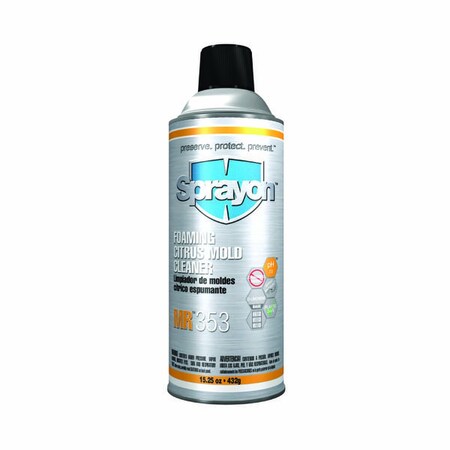 Krylon Sprayon Foaming Citrus Mold Cleaner - Aerosol S00353000 | Zoro