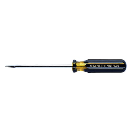 Stanley 100 PLUS STANDARD SLOTTED TIP SCREWDRIVER 3/8" X 8" 66-168 | Zoro