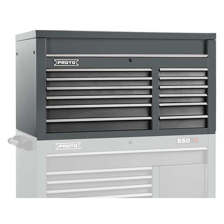 Proto Proto 550HS 50" Top Chest - 12 Drawer, Dual Gray J555027-12DG | Zoro