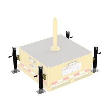 3M FlexiGuard Counterweight Base Jack Leveling Kit, Yellow Zinc 8530563 ...