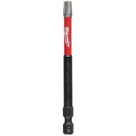 Milwaukee Tool Shockwave 3-1/2" POWER BIT TORX T30 48-32-4598 | Zoro