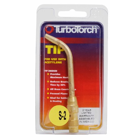 Turbotorch REPLACEMENT TIP, S-2 Tip, Air Acetylene 0386-1154 | Zoro