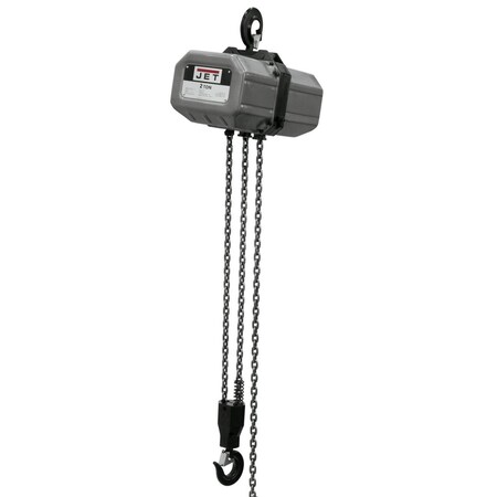 Jet Tools 2SS-3C-20, 2-Ton Electric Chain Hoist 3-Phase 20' Lift 232000 ...