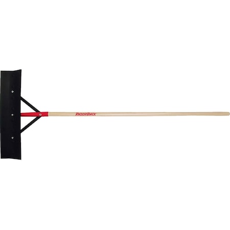 Ames Scraper, Barn, 24In, 14Ga, Reversable, Razorback 83111 | Zoro