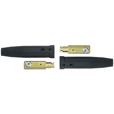 Tweco Tweco #4 Cable Connector, (1MALE/1FEMALE), 4MPC, Master Pack of ...