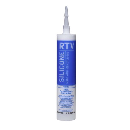 Krylon White Lightning Contractor Rtv Silicone Sealant White 10 Oz ...