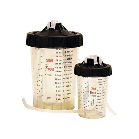 3M Type H/O Pressure Cup, 16124, Large (28 fl oz, 828 mL) 7000119668 | Zoro