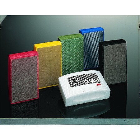 3M Flexible Diamond Hand Lap 6200J, 2-1/4 in x 3-3/4 in M74 Micron ...