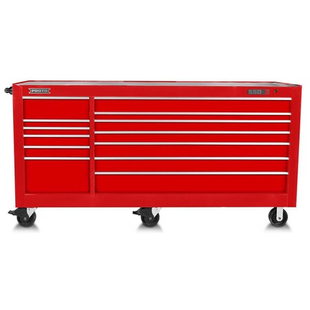 Proto Proto 550S 88" Workstation - 13 Drawer, Red J558846-13RD | Zoro