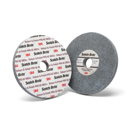 3M Scotch-Brite Deburr And Finish Pro Unitized Wheel, 6 In X 1/2 In X 1 ...