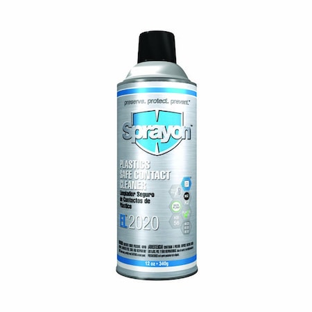 Krylon Sprayon Plastics Safe Contact Cleaner - Aerosol S02020000 | Zoro