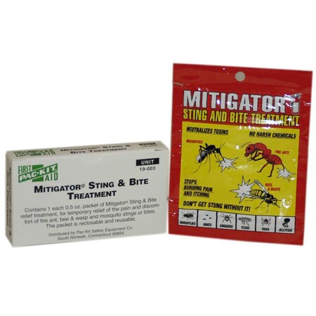 Acme United Mitigator Sting Relief packet 19-003 | Zoro