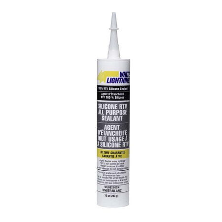 Krylon White Lightning All Purpose Silicone Rubber (Rtv) White - 10 Oz ...