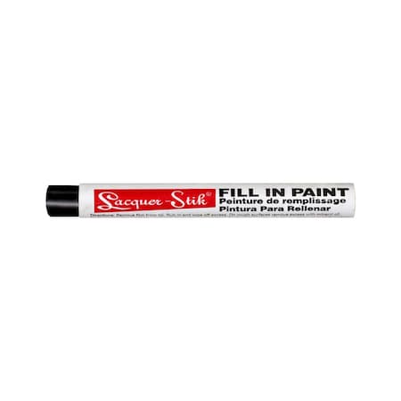 La-Co Lacquer-Stik Solid Paint Crayon, Black 51123 | Zoro