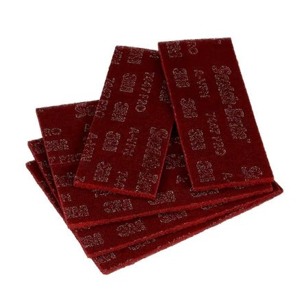 3M Scotch-Brite 7447 Pro Sheet Pad, 3 -2/3 In X 9 -1/4 In A Vfn, 100 ...
