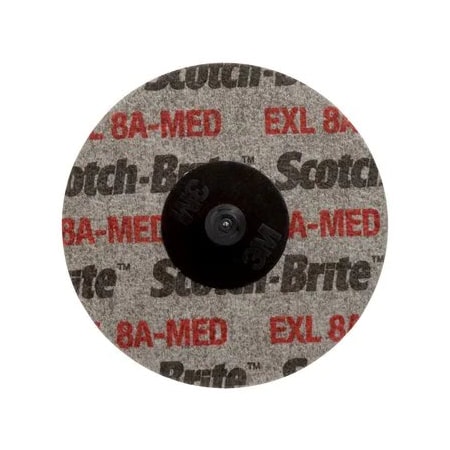 3M Scotch-Brite Roloc Exl Unitized Wheel Tr, 3 In X Nh 8A Med ...