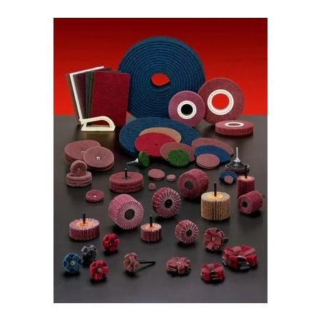 3M Standard Abrasives Buff And Blend Combi-Wheel 898000, 2 In X 1 In X ...