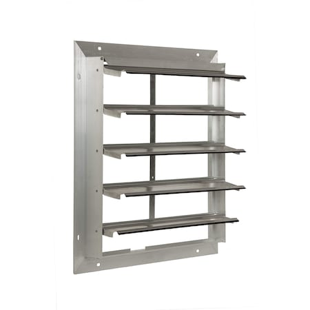 Air Conditioning Products Co 18 Aluminum Wall Exhaust Shutter Rear ...