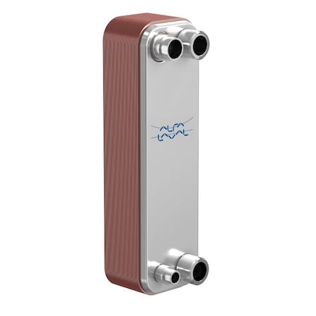 Alfa Laval Brazed Plate Heat Exchanger, AISI 316L, Stainless Steel ...