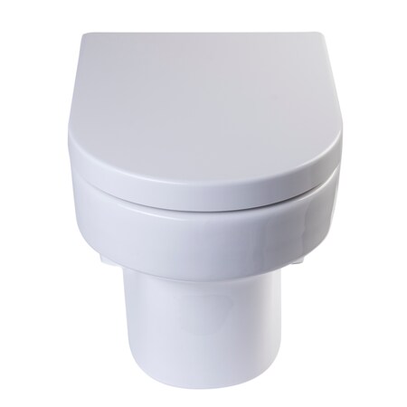 Eago EAGO WD101 Round Modern Wall Mount Dual Flush Toilet Bowl WD101 | Zoro