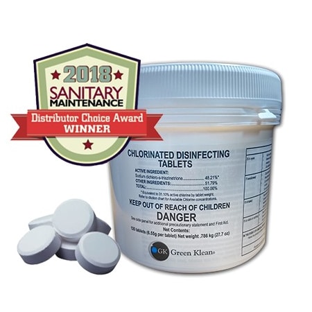 Green Klean Klean Disinfecting And Sanitizing Tablets, 6Pk GK-CDT6.55 ...