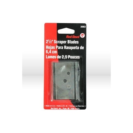 Red Devil Scraper Blade, Replacement double edge, #3050, #3050WD, 2-1/2 ...