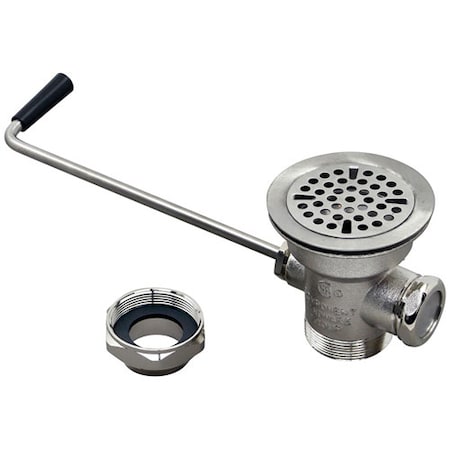 Component Hardware Waste Drain - 3" Sink Opening, Twist D50-4151-F | Zoro