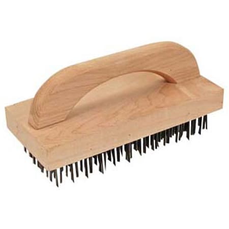 Malish Brush, Flat Steel Bristle , 4X9 BK-8 | Zoro