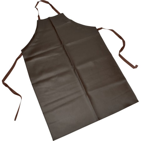 San Jamar Apron (25" X 37", Vinyl, Brown) 604VBA37BR | Zoro
